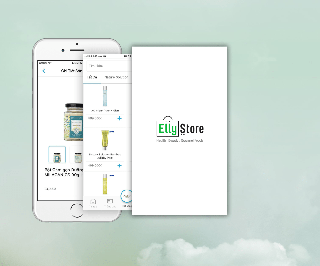 Elly Store e-commerce platform application - Hitek Software
